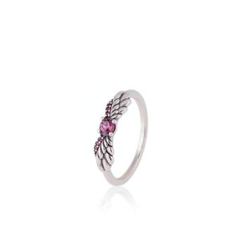 Pandora Bague ailes dange scintillantes - Femme - Accessoires - Gris - Taille: 52 MM
