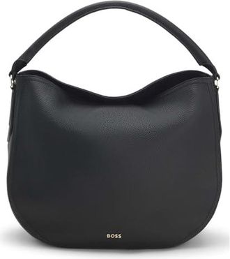BOSS Cuir sac à épaule Lenah New Shoulder Bag Black noir