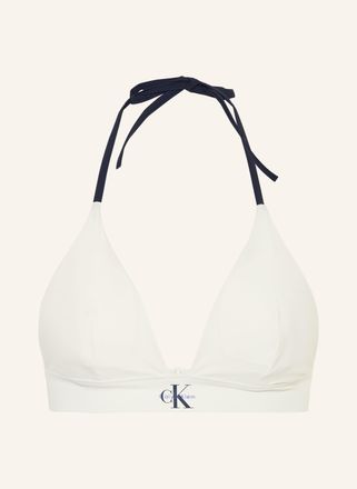 Calvin Klein Triangel-Bikini-Top Ck Monogram weiss