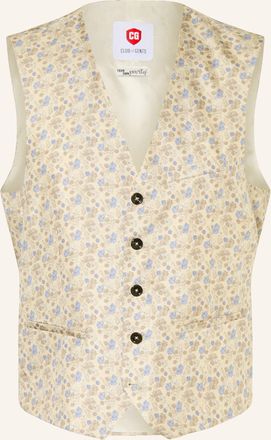 CG - Club of Gents Cg - Club Of Gents Anzugweste Cg Plum Slim Fit blau