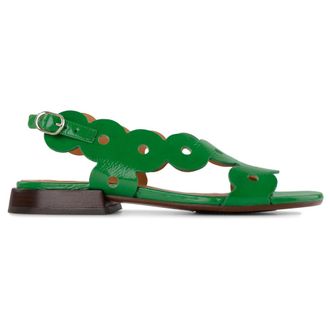 Chie Mihara Vintage Lackleder Sandale Gr&uuml;n - - Shoes - Damen - Gr&uuml;n - 37 EU