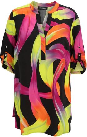 Doris Streich Bunte Grafikdruck Bluse - - Blouses & Shirts - Damen - Mehrfarbig - L