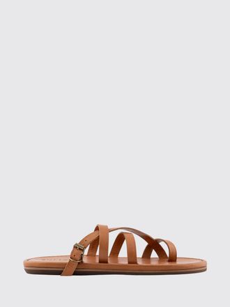 Buttero Flache Sandalen Damen Farbe Braun