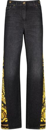 Versace Damen, Jeans, Schwarzk, W27Gr&ouml;&szlig;e