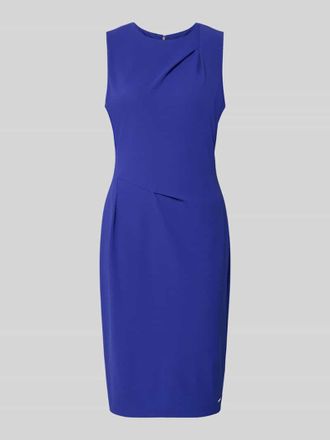 Calvin Klein Knielanges Etuikleid mit Rundhalsausschnitt