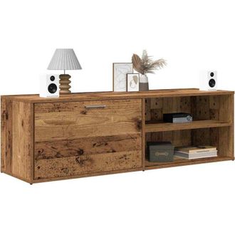 vidaXL Vidaxl - Meuble tv vieux bois 120x34x37 cm bois ding&eacute;nierie