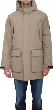 Napapijri Homme, Manteaux, Beige, Taille: XL Wool Blend Jacket
