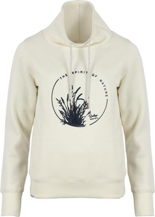 Roadsign Damen Sweatshirt bequemer Style mit floralem Print - perfekt Dein Herbstoutfit Weiss, 2XL