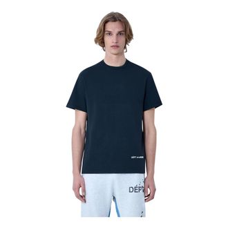 Gallery Dept. Homme, Tops, Bleu, Taille: XL T-Shirt Micro Logo Fran&ccedil;ais