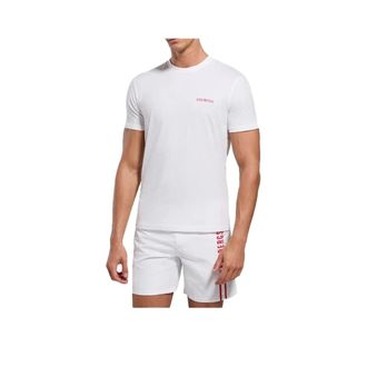 Dirk Bikkembergs Homme, Sport, Blanc, Taille: M Training T-Shirt