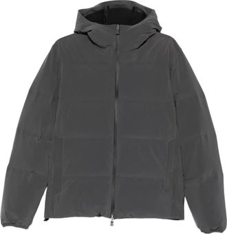 Herno Gesteppter Kapuzenmantel - Grau