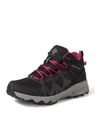 Columbia Peakfreak II Mid Outdry WP wasserdichte Wanderstiefel f&uuml;r Damen, Schwarz (Black x Ti Grey Steel), 37.5 EU