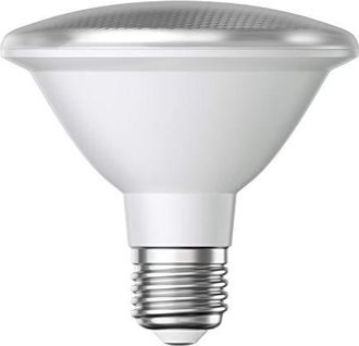LEDs Com Ampoule LED E27, PAR30 cou court, blanc chaud (2700 K), 12,9 W, 994lm, 42°, miroir réflecteur (argent)