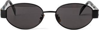 Celine Round Frame Sunglasses - Black