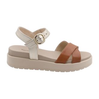 Nero Giardini Femme, Chaussures, Brun, Taille: 38 EU Sandales Plates Ziano