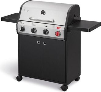 Enders Barbecue gaz Chicago Next 4 Turbo - 4 br&ucirc;leurs dont 1 Turbo Zone - Surface de cuisson Switch Grid, 71 x 42 cm - Tablettes rabattables