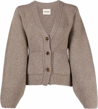 Khaite Femme, Pulls, Brun, Taille: 36 FR Scarlet Cardigan