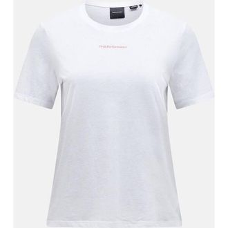 Peak Performance Damen Shirt W Explore Graphic Tee-WHITE-BRILLIANT RE