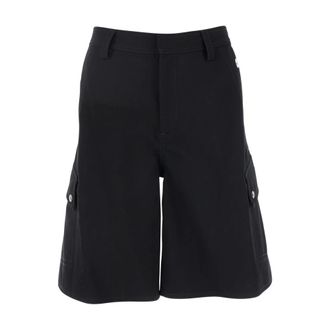 Off-white Cargo Shorts mit G&uuml;rtelschlaufen - - Shorts - Herren - Schwarzk - L