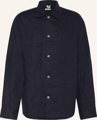 Arket Arket Leinenhemd Relaxed Fit blau