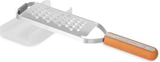 Full Circle Grate Expectations - Grobreibe für Käse, Gemüse, Rohkost - Handliche Edelstahl Reibe mit rutschfestem Silikonfuß - 28 x 7,2 x 3,6 cm