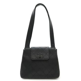 Chanel Pre-owned Leder Schultertasche - - Pre-owned - Damen - Schwarzk - ONE SIZE