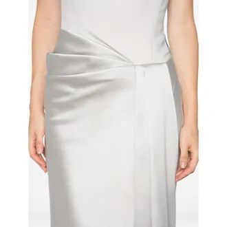 Solace London Plati Evening Dress - Silver