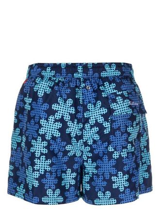 Kiton Womens Logo-Print Swim Shorts Ss23 M