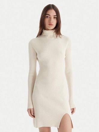 Kontatto Strickkleid 3M0827C Creme Slim Fit