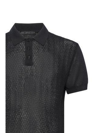 low brand Mens Polo Shirt Black Cotton T-shirts And Polos
