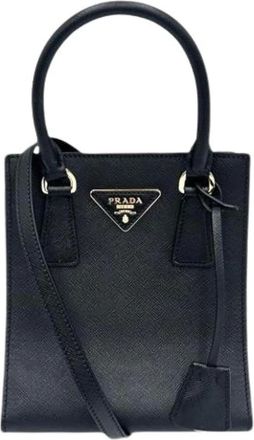 Prada Sac bandouli&egrave;re mini Pre-owned - Femme - Pre-owned - Noir - Taille: ONE Size