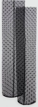 Mango Chaussettes plumetis noir - Femme - Taille unique - MANGO