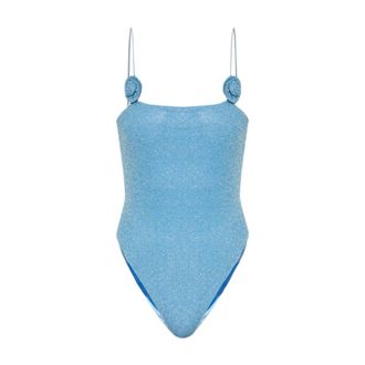 Os&eacute;ree Femme, Maillots de bain, Bleu, Taille: 40 FR Bikini Bleu M&eacute;tallique Maillot De Bain