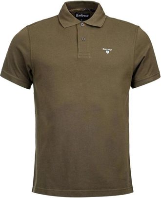 Barbour Homme, Tops, Vert, Taille: XL Polo Piqu&eacute; Tartan