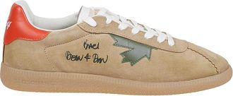 Dsquared2 Rebels Schn&uuml;r-Sneakers Low Top - - Shoes - Herren - Braun - 41 EU