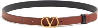 Valentino Garavani Femme, Accessoires, Brun, Taille: 80 CM VLogo Signature Reversible Belt 20 mm