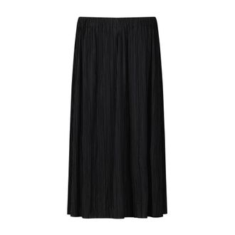 Sams&oslash;e & Sams&oslash;e Femme, Jupes, Noir, Taille: 36 FR Jupe Midi Pliss&eacute;e
