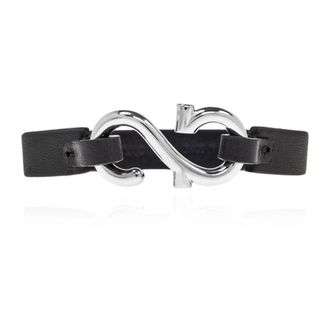 Ferragamo Lederarmband - - Accessories - Herren - Schwarzk - M