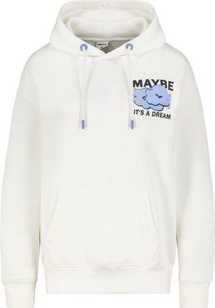 Sublevel Kapuzenpullover Damen Hoodie Kapuzenpullover mit Backprint Comic-S Sweater, Kapuzensweatshirt mit seitl. Eingrifftaschen