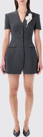 Self Portrait Kleid SELF-PORTRAIT Damen Farbe Grau