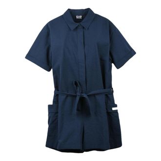 Emporio Armani Emporio Armani Ea7, Femme, Combinaisons et Ensembles, Bleu, Taille: 40 FR Tutina in Cotone