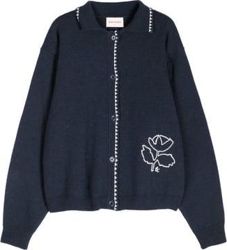 Bobo Choses Cardigan droit &agrave; d&eacute;tail contrast&eacute;
