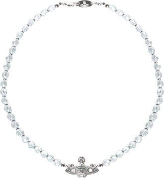 Vivienne Westwood Femme, Accessoires, Bleu, Taille: ONE Size Aqua Bohemica Crystal Necklace