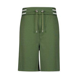 Balmain Sportliche Olivgr&uuml;ne Patch-Shorts - - Shorts - Herren - Gr&uuml;n - L