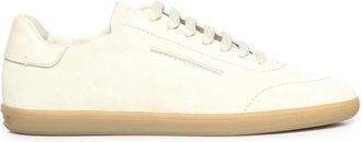 Ermenegildo Zegna 232 Suede Sneakers - - Shoes - Herren - Wei&szlig; - 45 EU