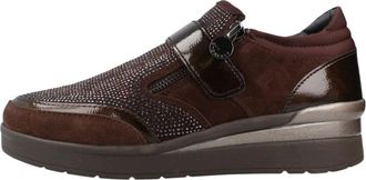 Stonefly Stonefly - Cream 48 Velour Patent - Femme - Chaussures - Brun - Taille: 41 EU