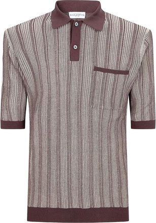 Ballantyne Homme, Tops, Multicolore, Taille: 2XL Pocket Ribbed Polo