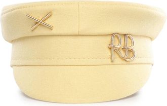 Ruslan Baginskiy Femme, Accessoires, Jaune, Taille: S Baker Boy Cap