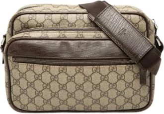 Gucci Pre-owned Vintage Canvas Crossbody Bag - - Pre-owned - Damen - Beige - ONE SIZE