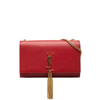 Saint Laurent Sac bandouli&egrave;re Kate Pre-owned - Femme - Pre-owned - Rouge - Taille: ONE Size
